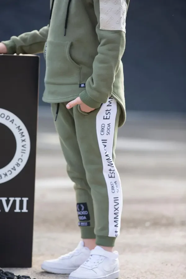 Cracked Soda : Otto Trackpants - Olive - Atherton Juniors