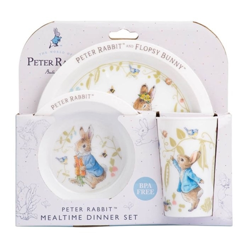 Jasnor: 3pc Dinner Set Peter Rabbit - Atherton Juniors